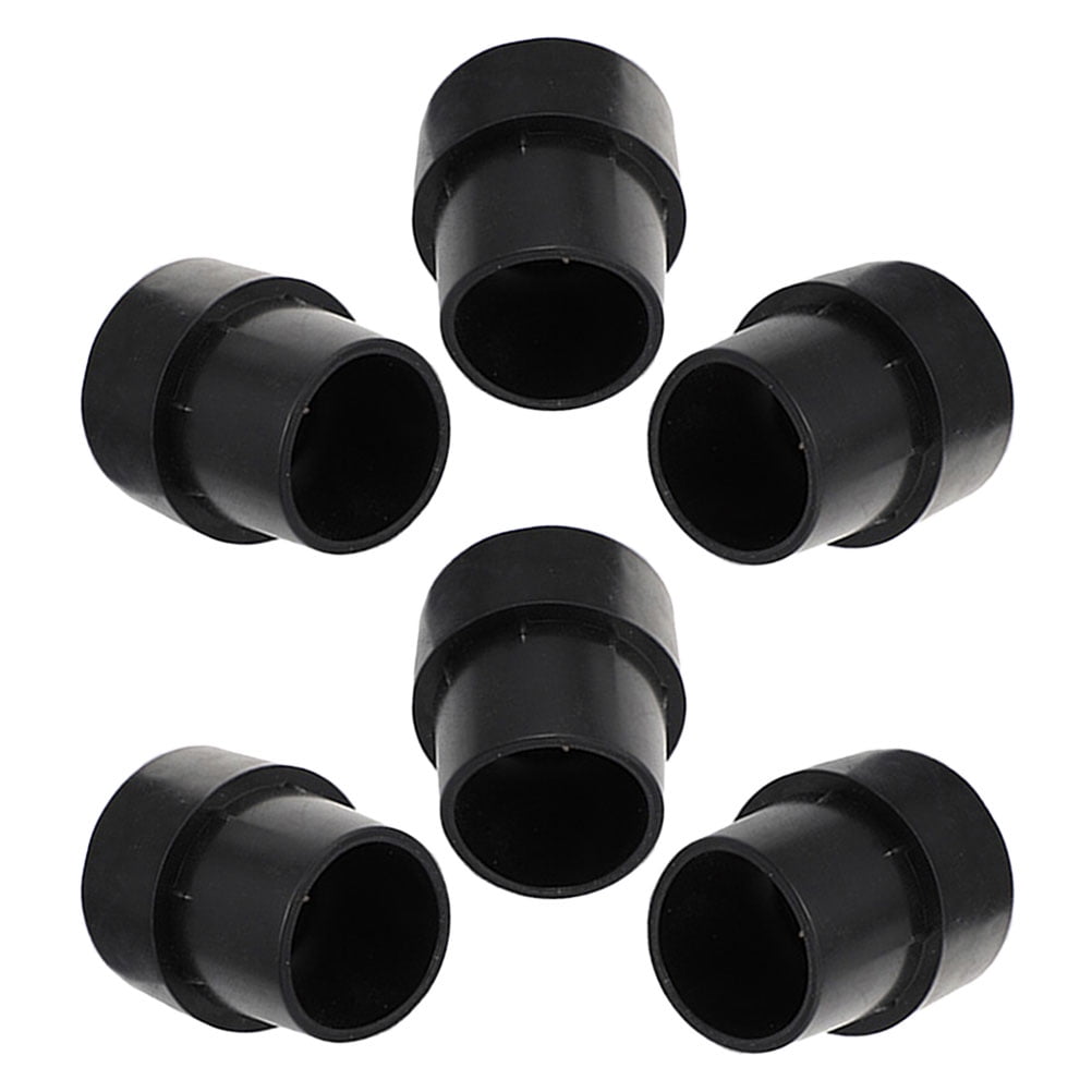 TABLZONE 6-Pack Black Latex Trampoline Leg Caps for Noise Reduction ...