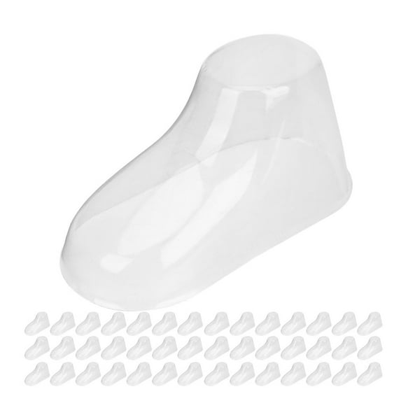 TABLZONE Clear Baby Shoe Forms for Display Lightweight PVC Baby Foot ...