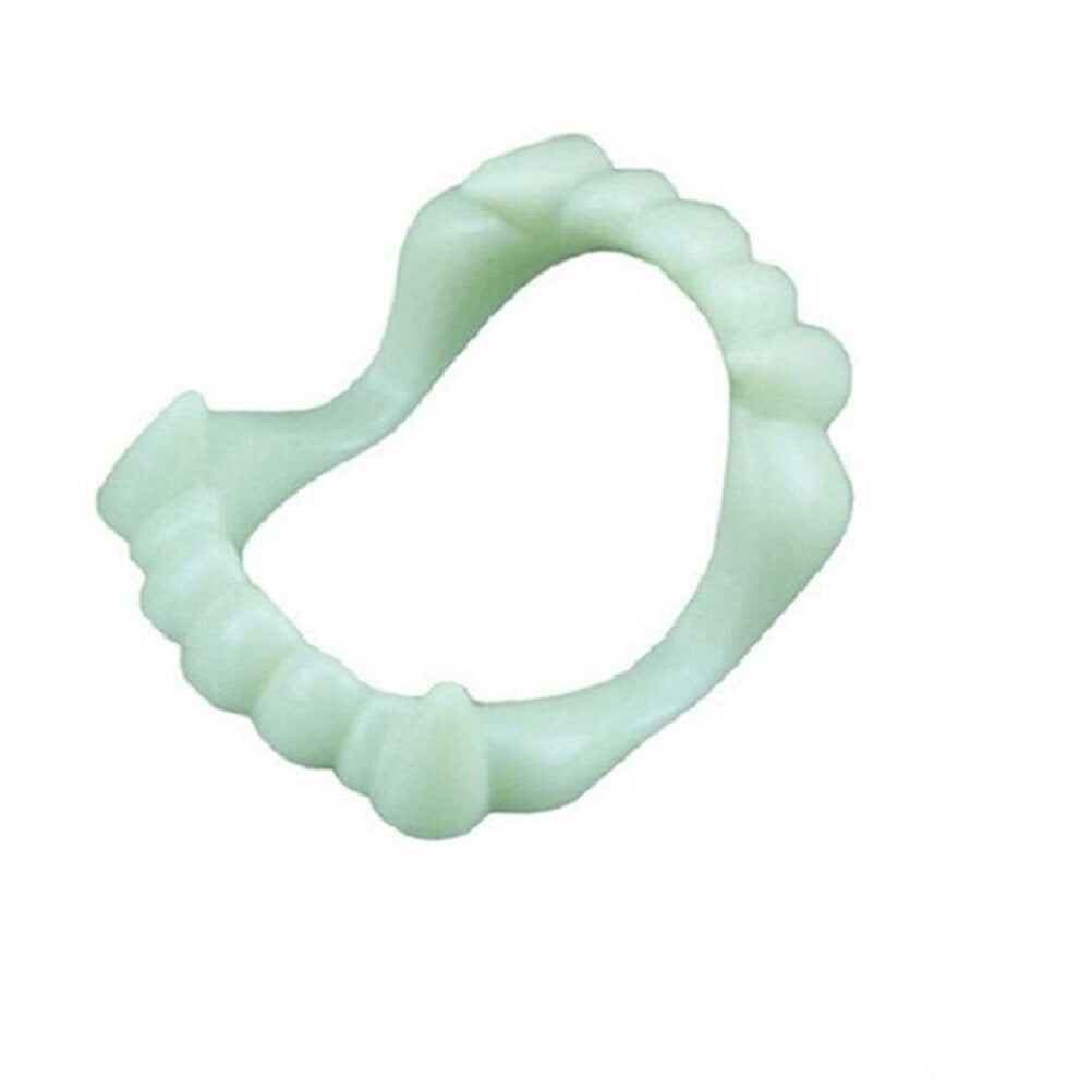 TABLZONE Vampire Fangs Kids Teeth Caps Luminous Green Prank 1Pack ...