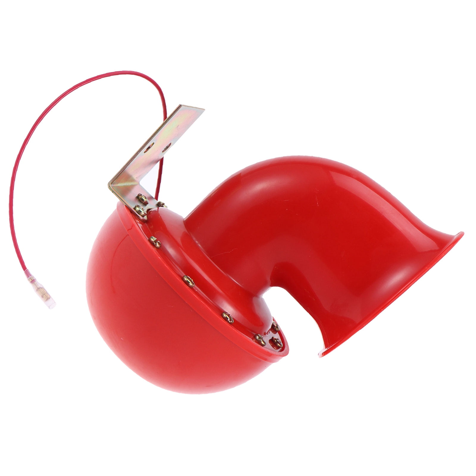 TABLZONE Vehicle Horn Red Loud Electric Snail Horn Metal and ABS ...