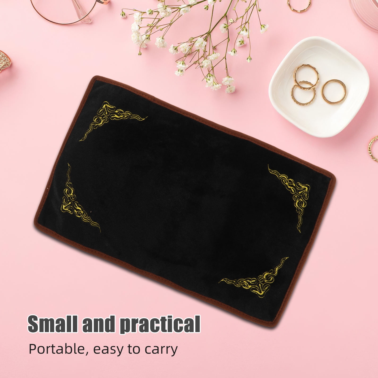 TABLZONE Velvet Jewelry Display Pad Double Sided Soft Jewelry Mat for ...