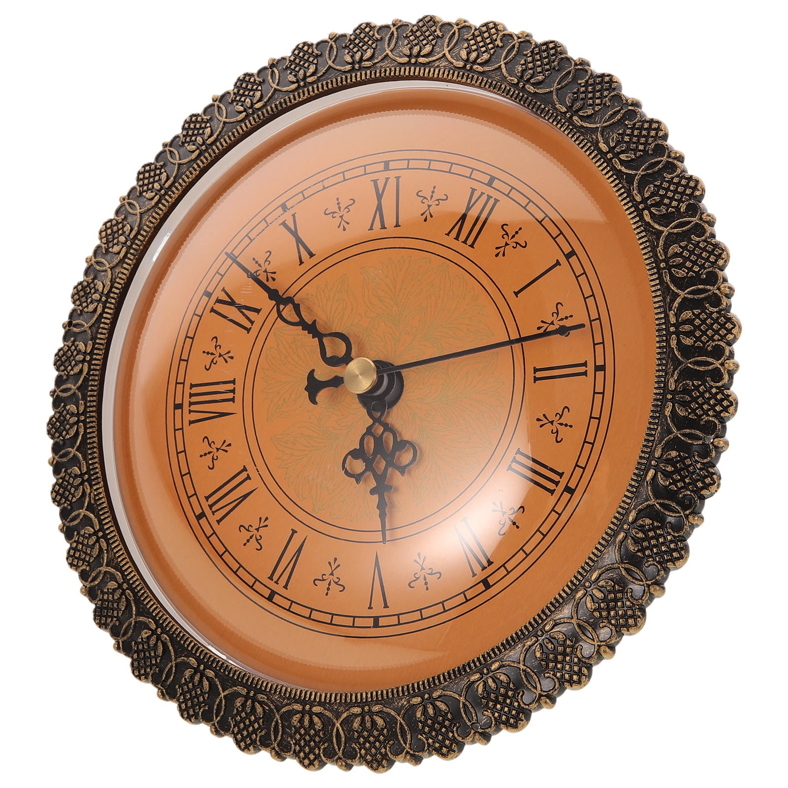 TABLZONE Vintage Style Golden Round Quartz Clock Insert 3.5 Inch for ...