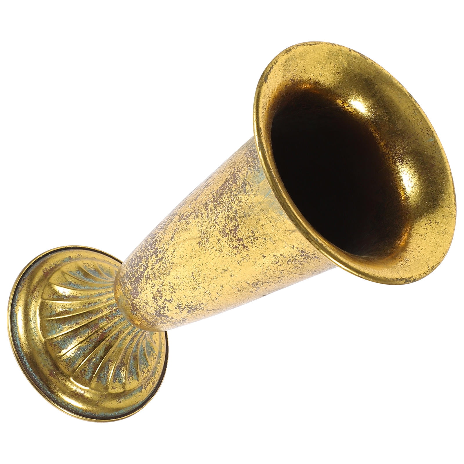 TABLZONE Wedding Flower Pot Designed in Golden Iron for Table ...