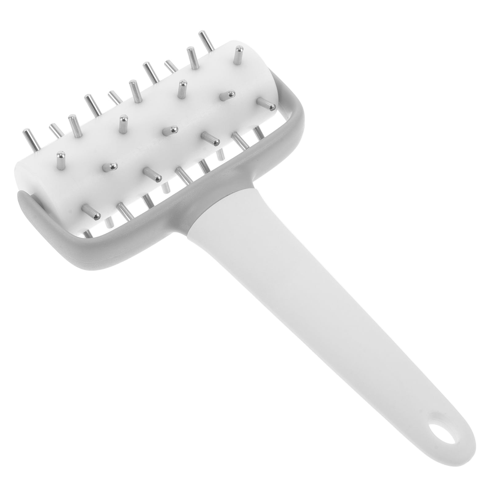 TABLZONE White Pizza Docker Roller with Spikes for Precise Dough ...