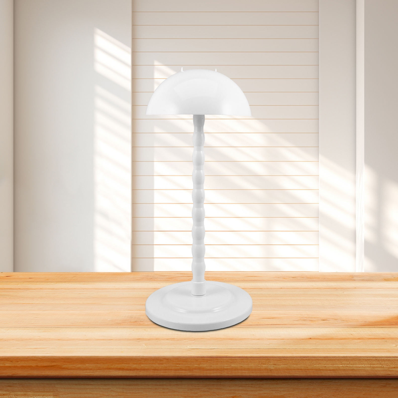 TABLZONE Nonslip Plastic Hat Display Stand White for Retail Use and ...