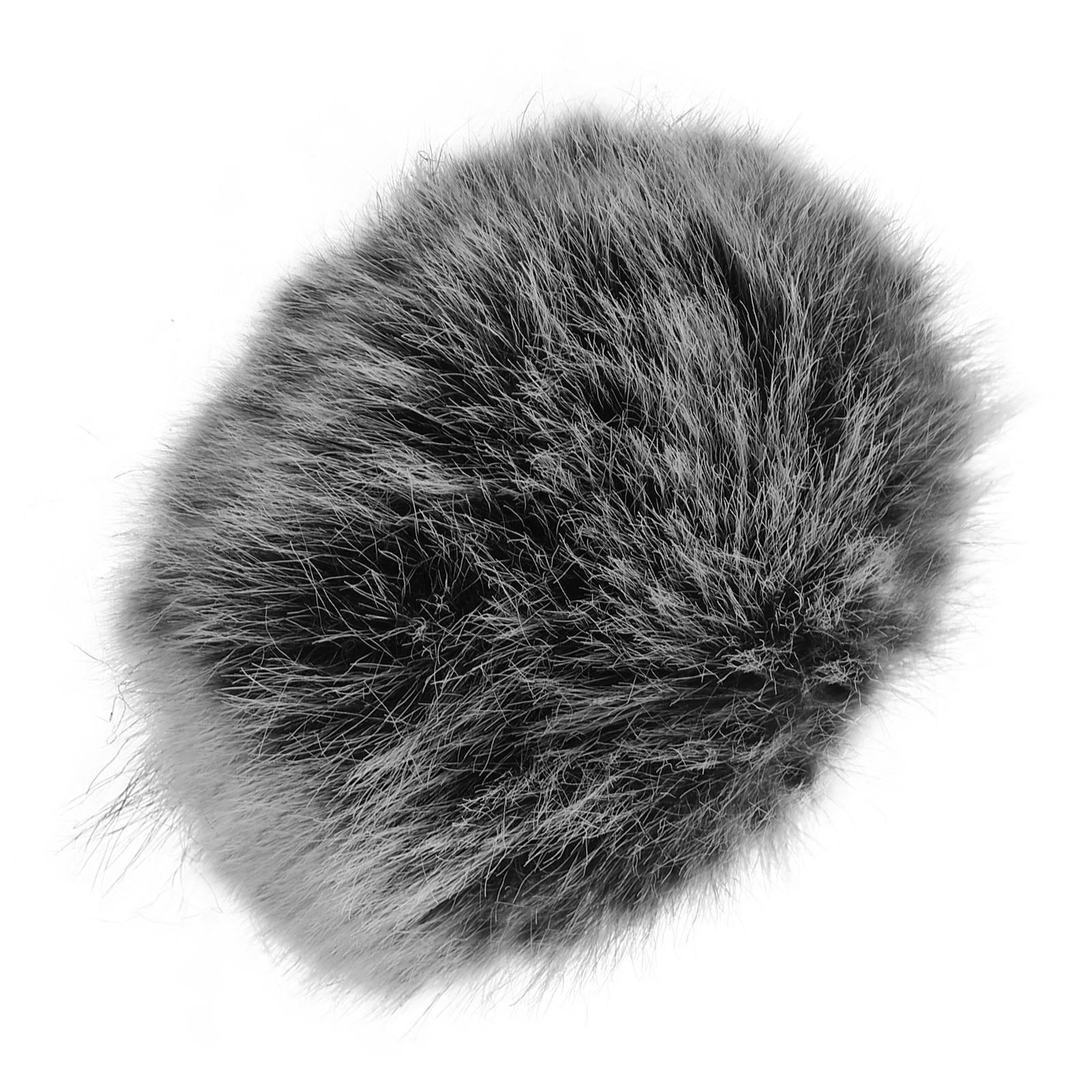TABLZONE Microphone Furry Cover Multi Artificial Fur Noise Reduction ...