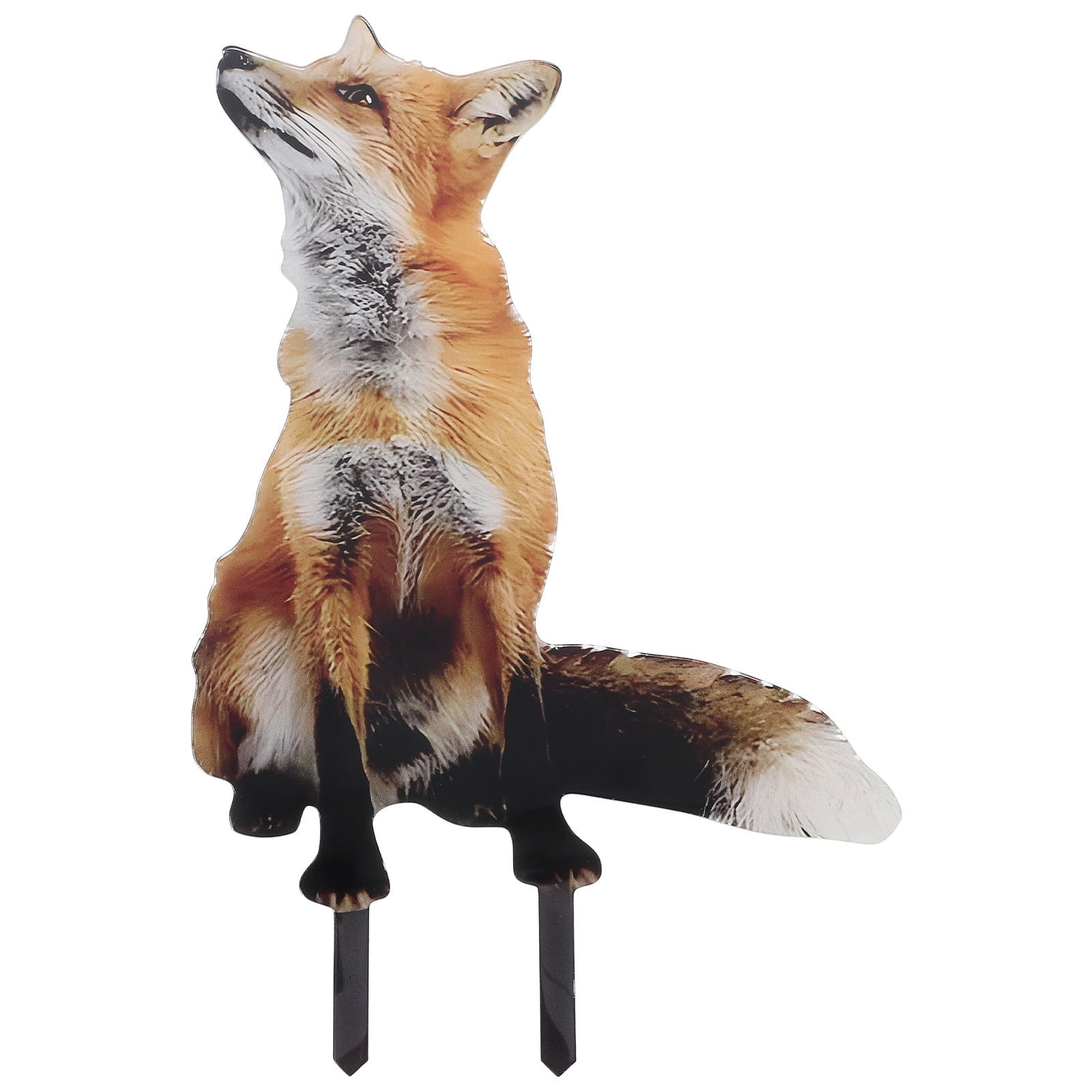 TABLZONE Garden Fox Decor Acrylic Fox Figurine Multi 1Pcs - Walmart.com