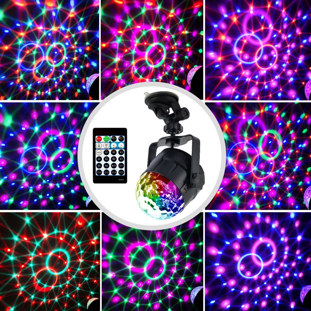 TABLZONE USB Powered Black Projection Lamp Crystal Disco Light with ...