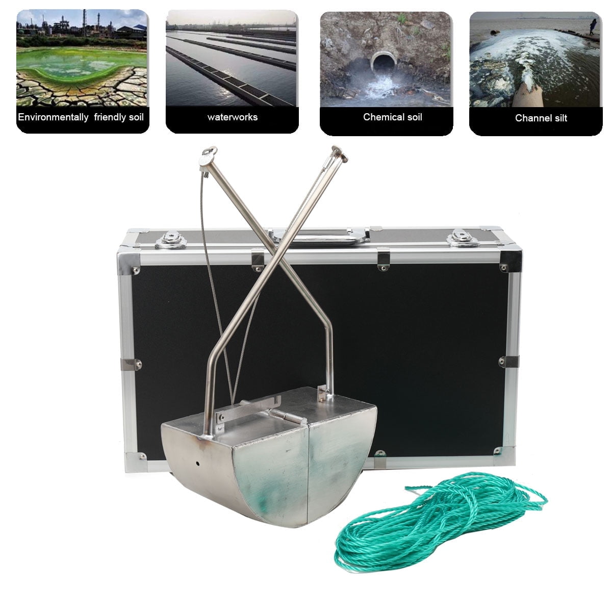 TABODD 3L Stainless Steel Van Mud Dredge Lake Bottom Sludge Sediment ...