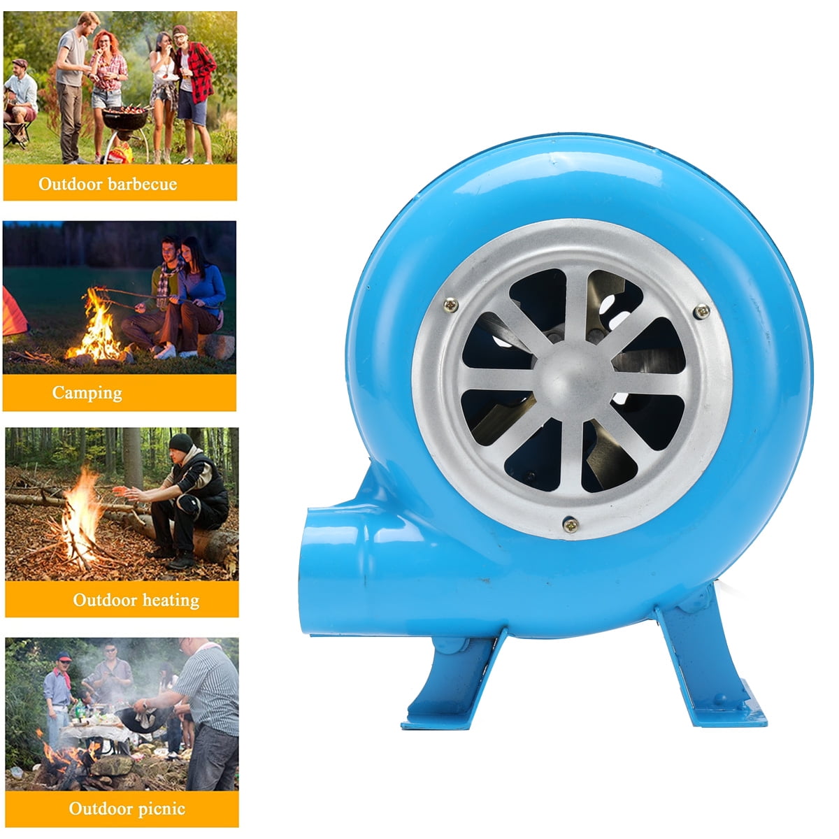 TABODD 80W Combustion Blower Stove Fire Electric Fan for Barbecue ...