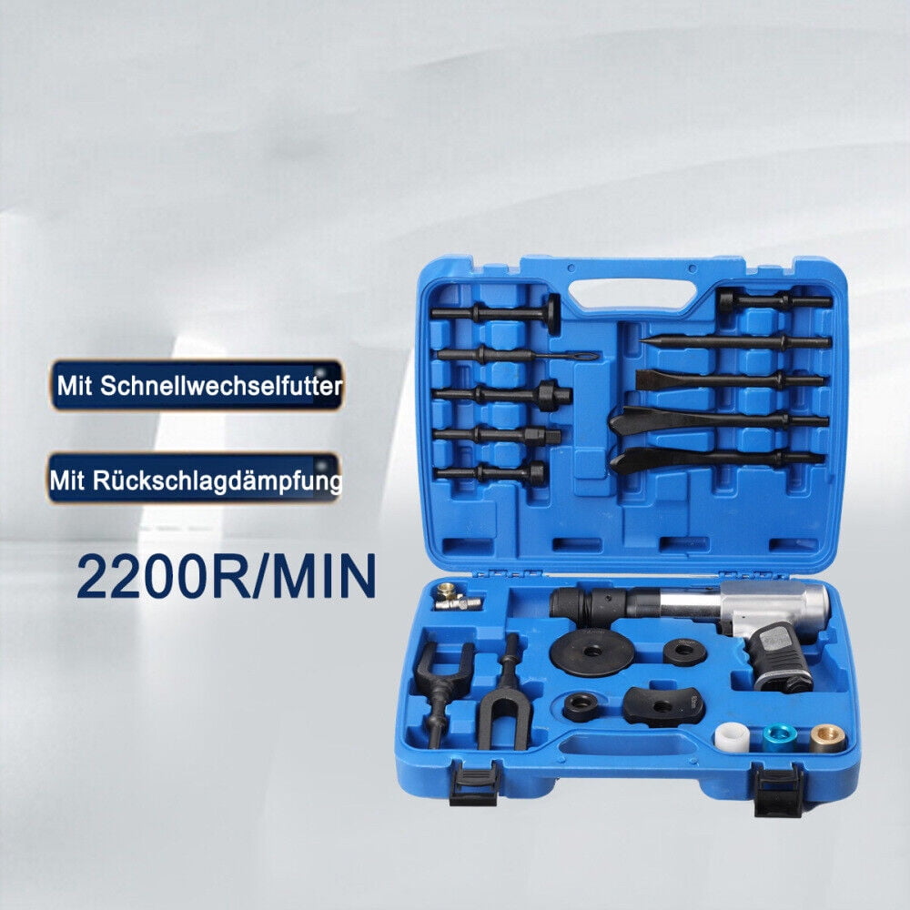 TABODD Air Chisel Pneumatic Hammer Shovel Tool Set Quick Change Air ...
