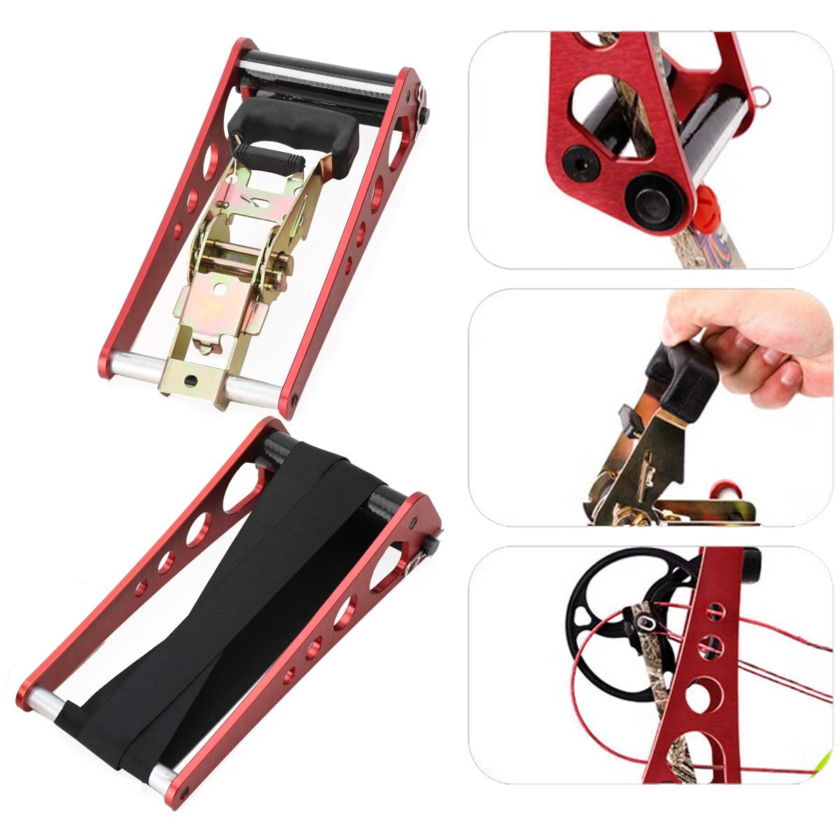 TABODD Archery Compound Bow Press - Portable Hand Held Bow Accessories ...
