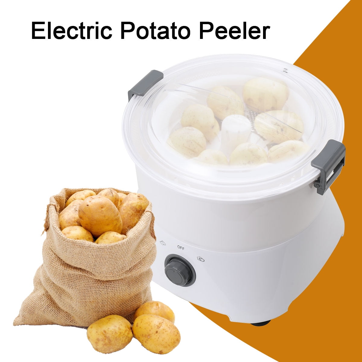 TABODD Automatic Electric Potato Peeler Auto Potatoes Peeling Kitchen ...
