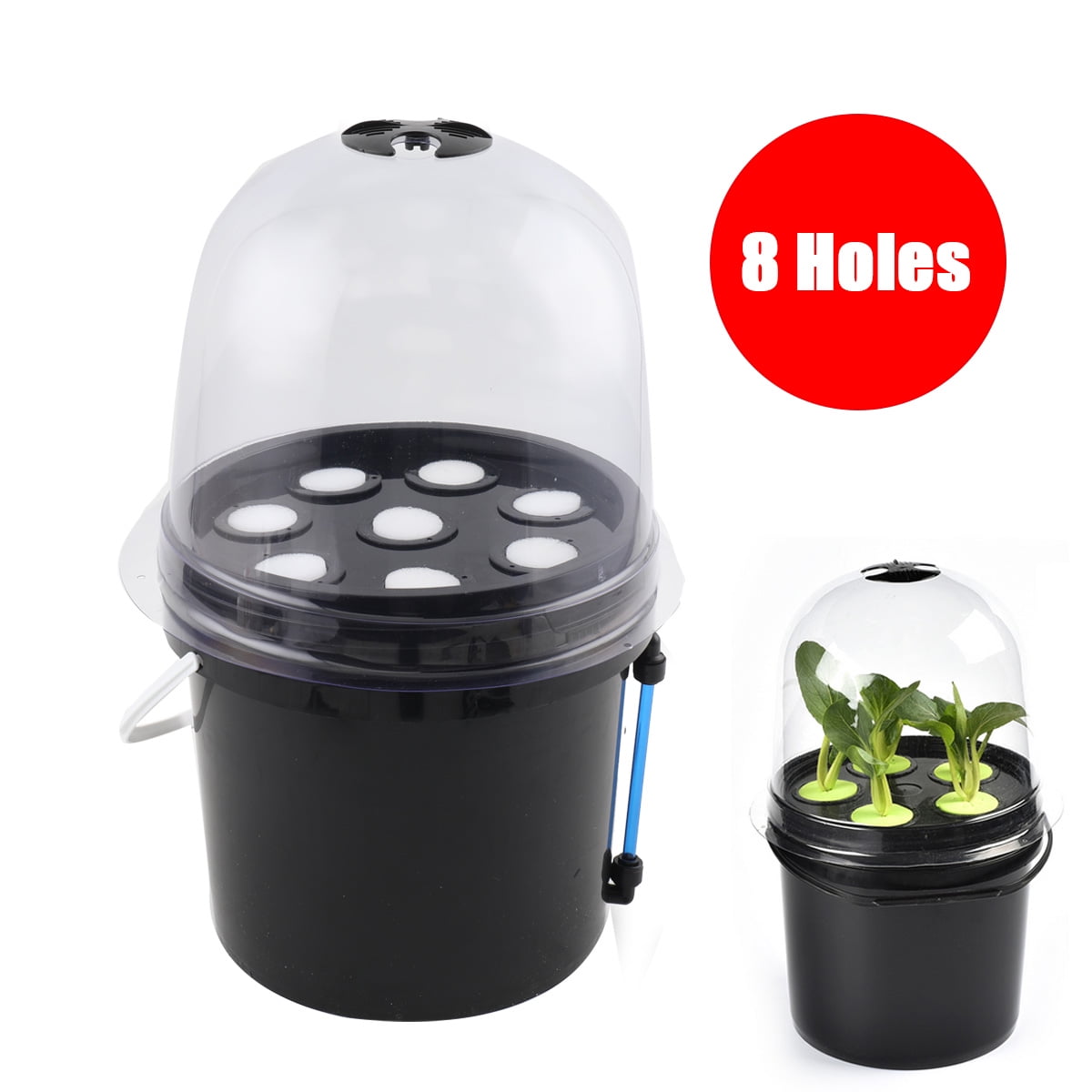 TABODD Plant Nursery Pots with Humidity Dome Soft Transparent Plastic ...