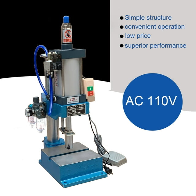 TABODD Pneumatic Punch Press Machine 440LB/200KG Pressure, Desktop ...