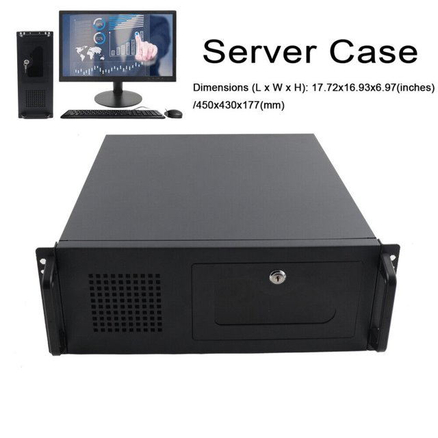 TABODD SL-450A 4U Server Chassis Rackmount Server Case 7 3.5" HDD Drive ...