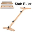 TABODD Wooden Staircase Measuring Ruler, Adjustable Stair Tread Jig ...