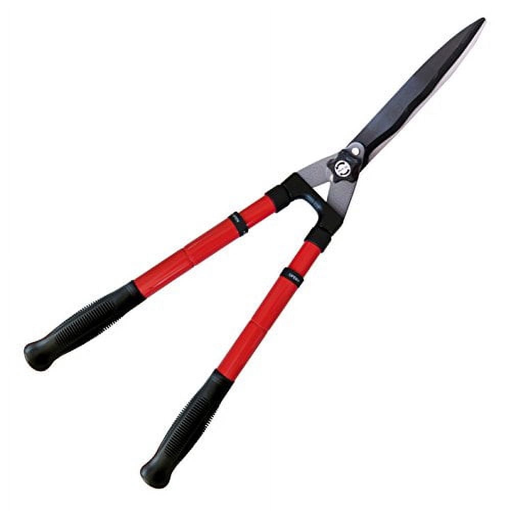 TABOR TOOLS B212A Telescopic Hedge Shears, Wavy Blade, Extendable ...