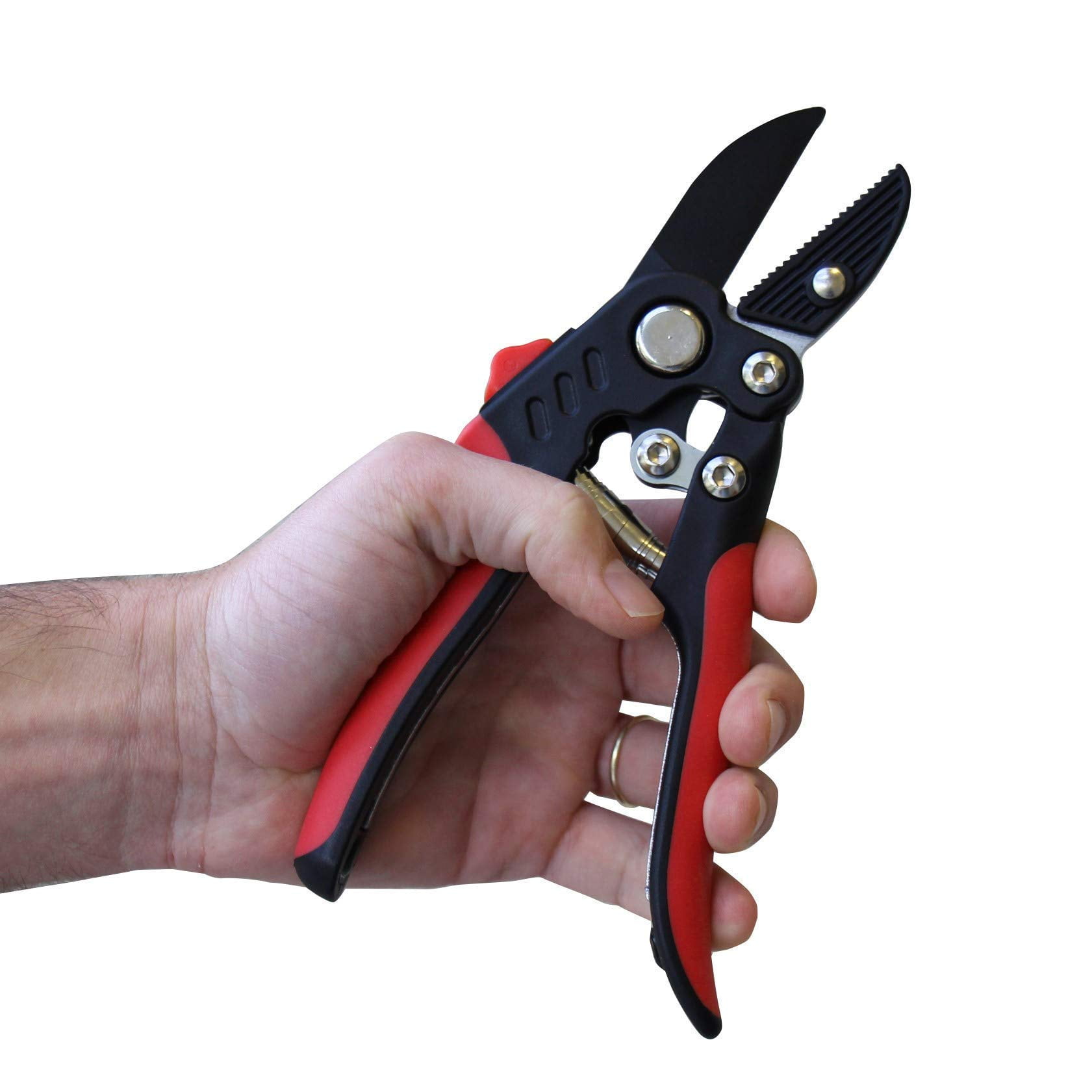 TABOR TOOLS S852A Anvil Hand Pruner with Compound Action, Makes Clean ...