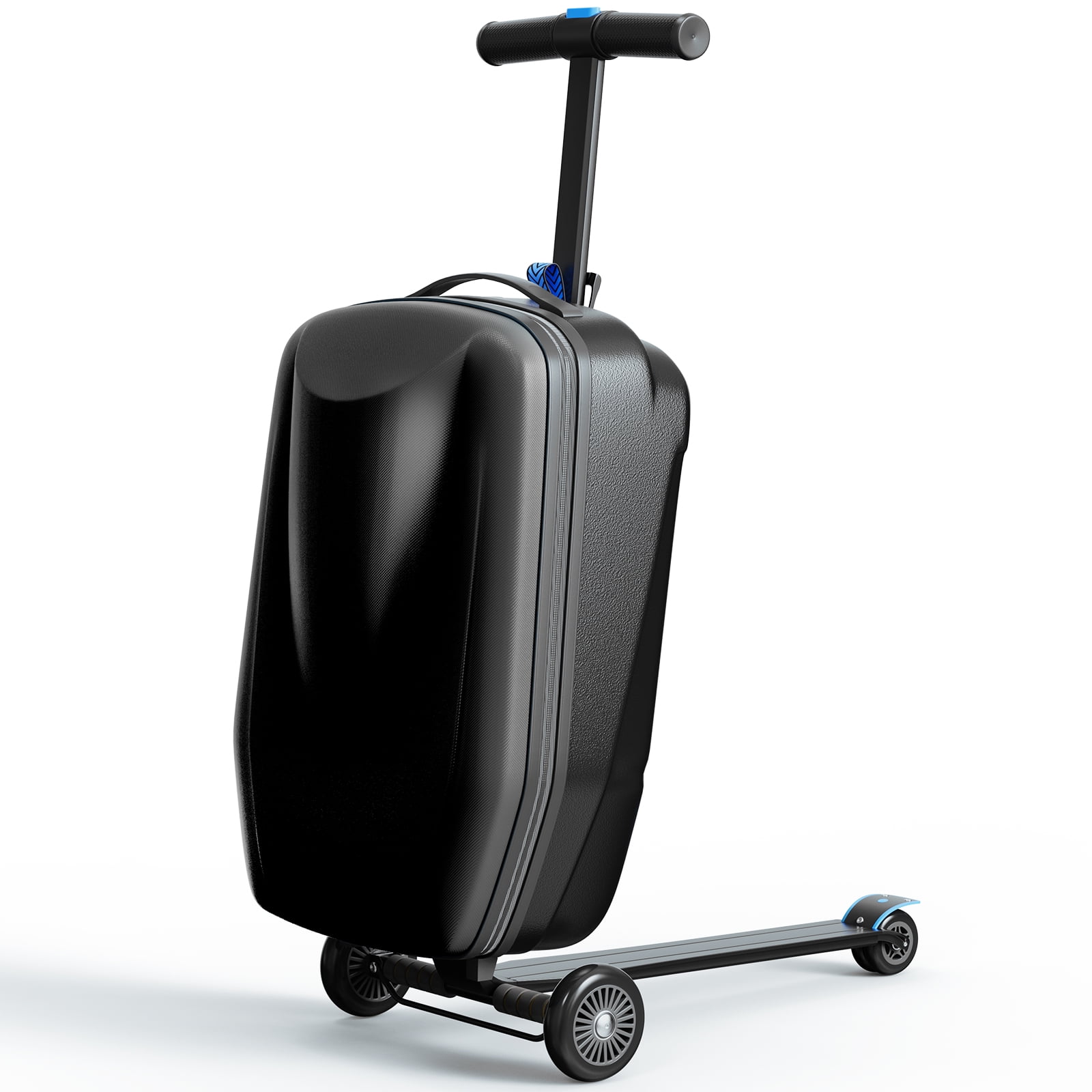 TABU 2 in 1 Scooter Luggage for Kids and Adult,Foldable Ride on Luggage ...