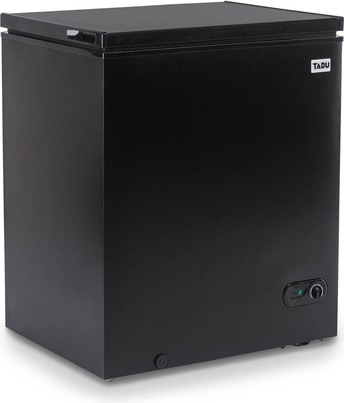 TABU Compact Chest Freezer, 5.5 Cu Ft, Removable Basket, Adjustable ...