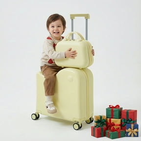 Bluey Kids Luggage and Backpack Set - 18" Luggage Suitcase With Wheels ...