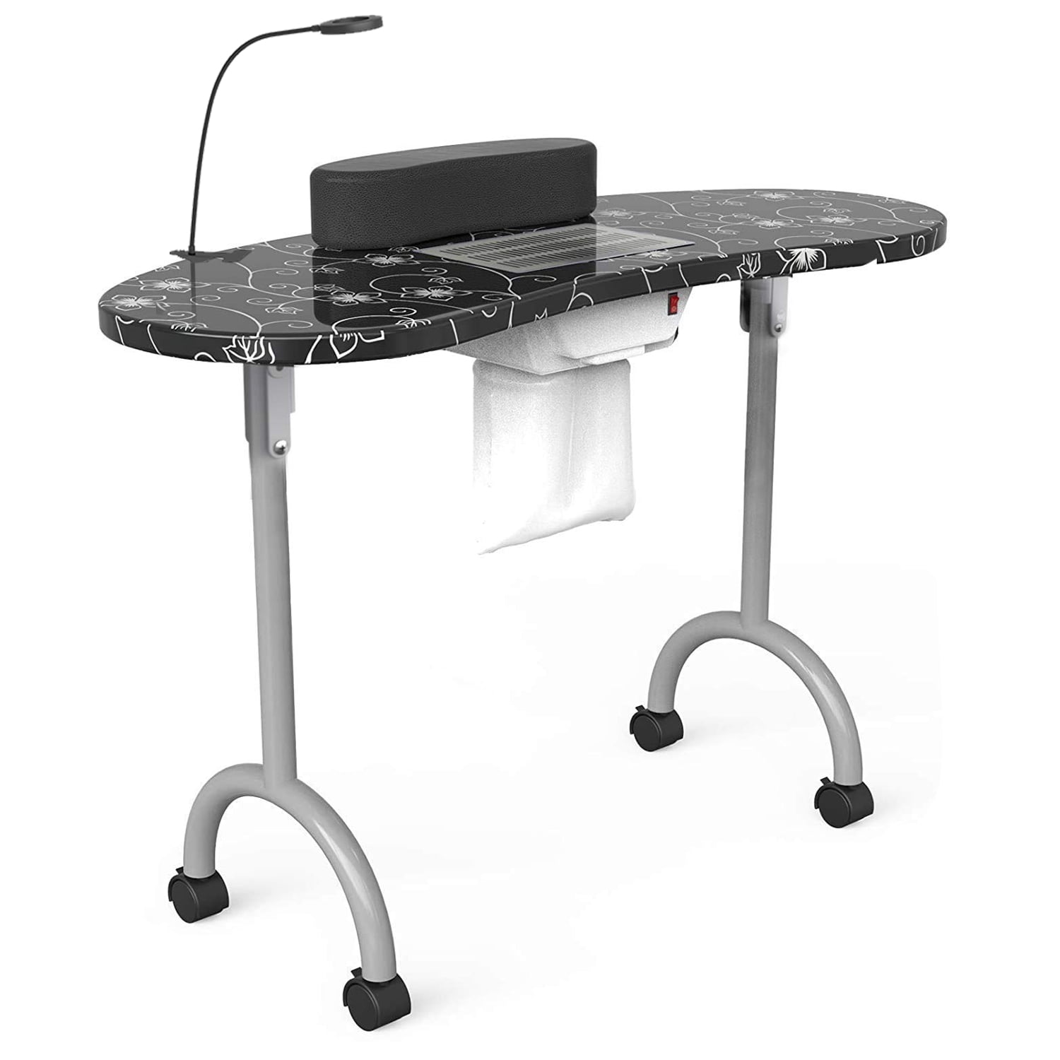 TABU Portable Folding Manicure Nail Table Station with dust Collector ...