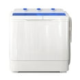 TABU Compact Countertop Washer, 26lbs Semi-Automatic Mini Portable Twin ...