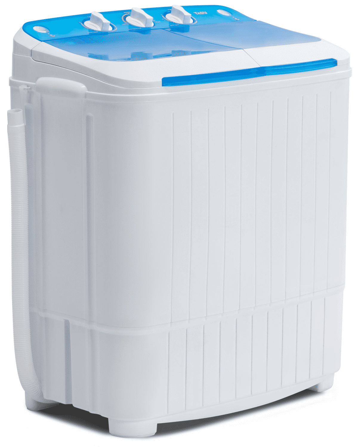 TABU Portable Washing Machine, Mini Washer, 16.5lbs Compact Twin Tub ...