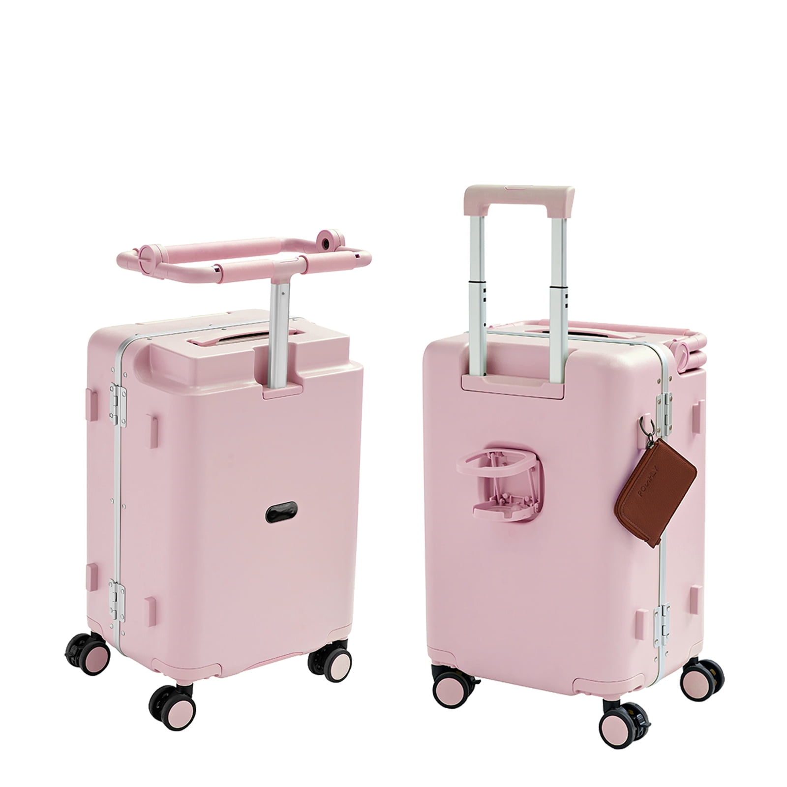 TABU Ride-On Suitcase for Kids with Seat, Carry-On Luggage with ...