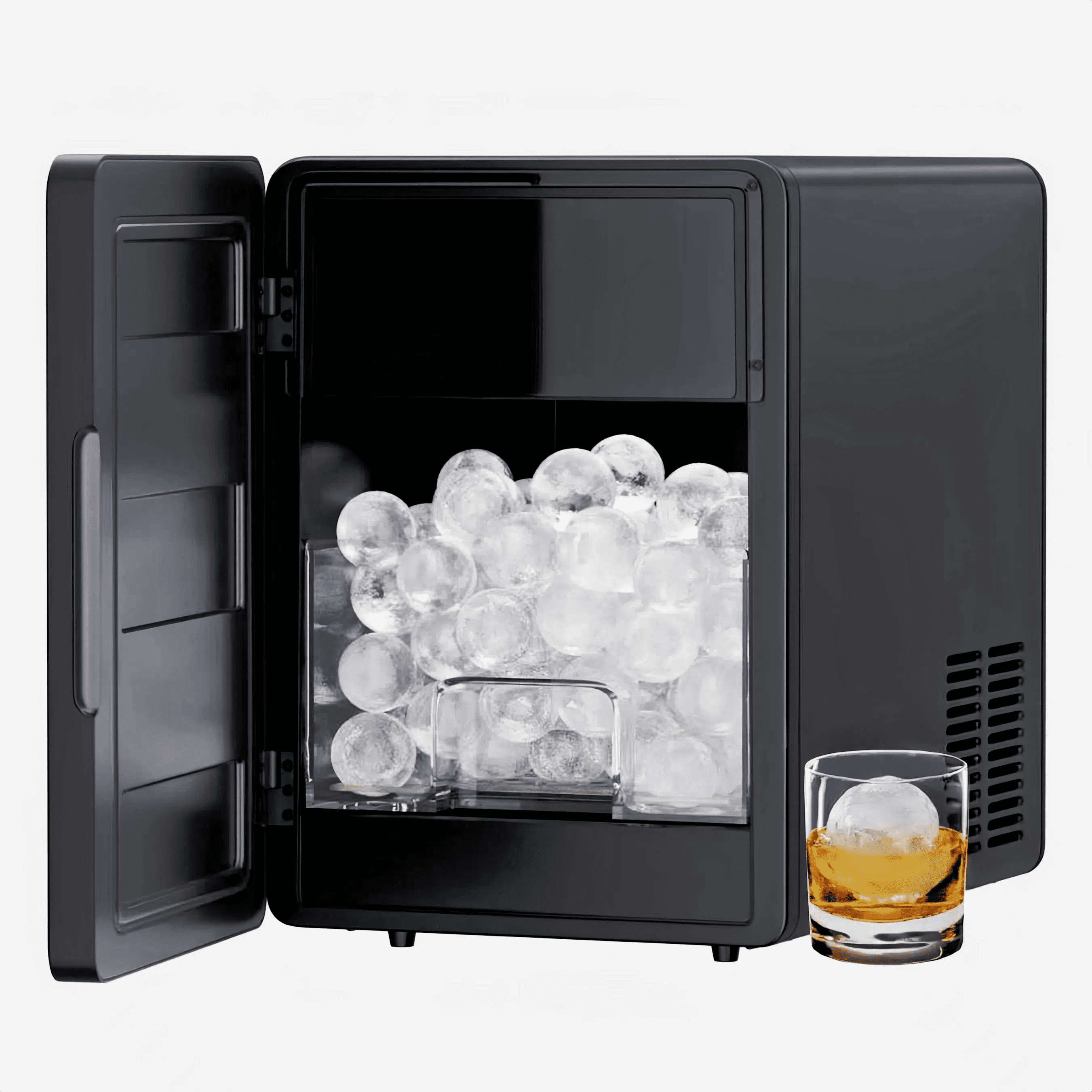 TABU Ice Ball Maker Machine,150 pcs/Day,Clear Sphere Ice Maker with Ice ...