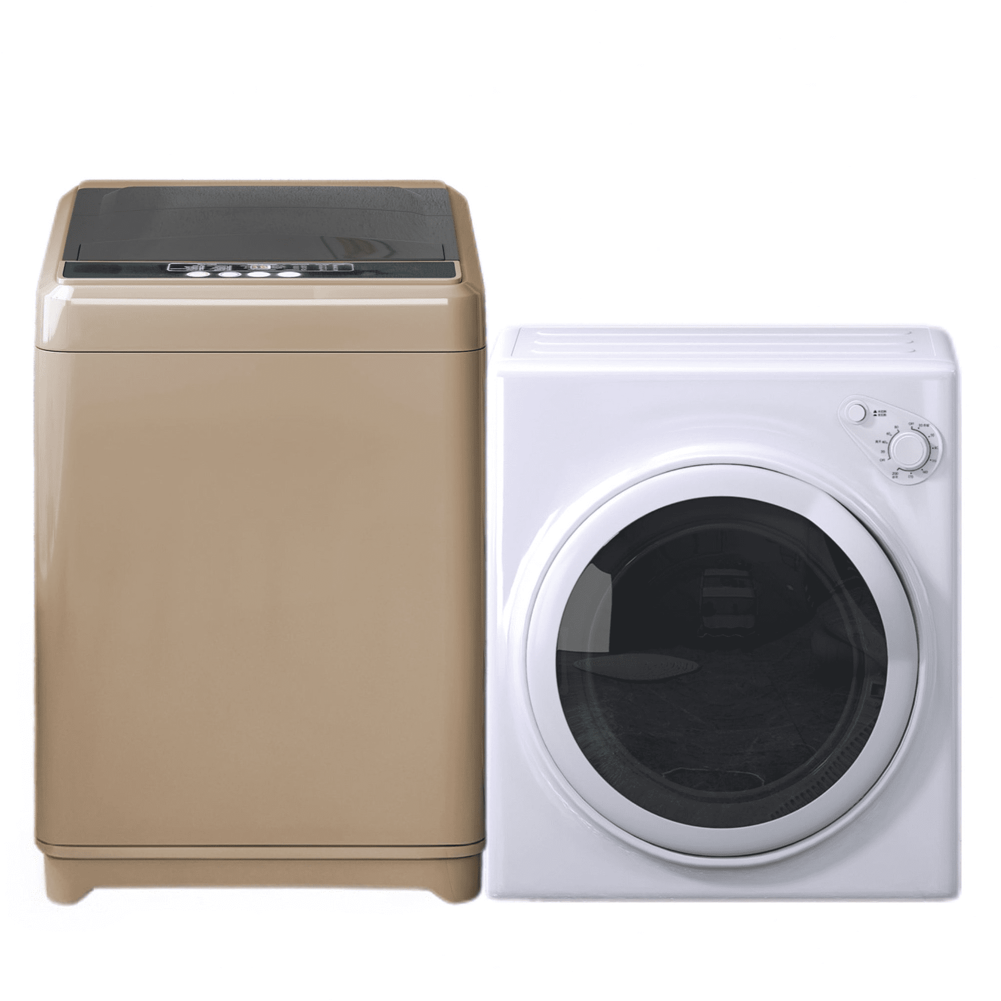 TABU Portable Washer and Dryer Set, 17.6LBS Compact Washing Machine ...
