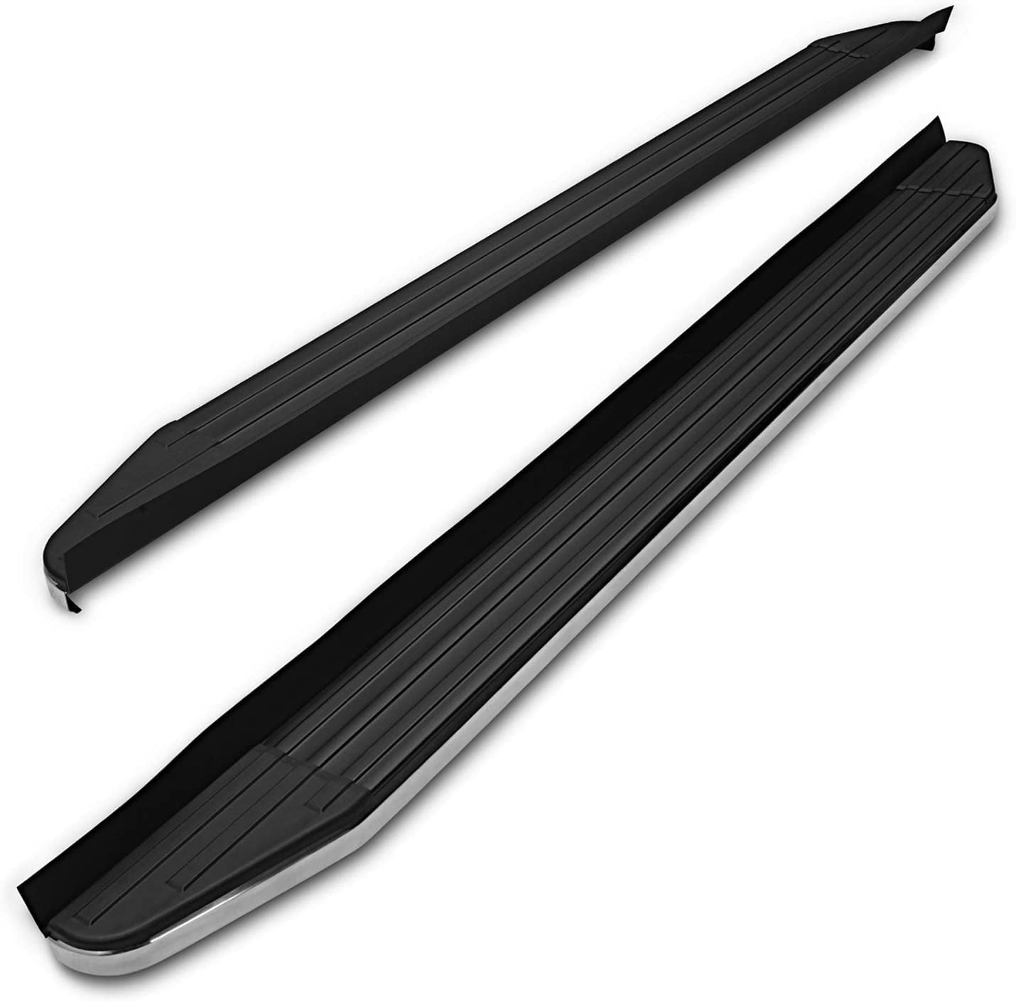 TAC Running Boards 5.5 Aluminum Black Fit 2018-2023 Chevy Traverse ...