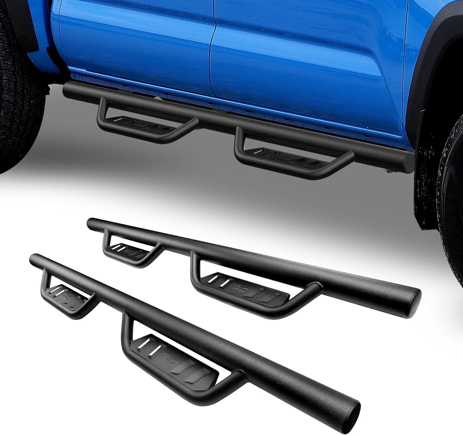 TAC Side Steps Compatible with 2020-2025 Gladiator JT | 4" Drop Running ...