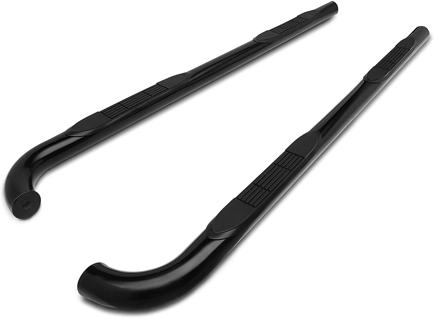 TAC Side Steps Custom Fit 2002-2007 Jeep Liberty 3 inches Black Side ...