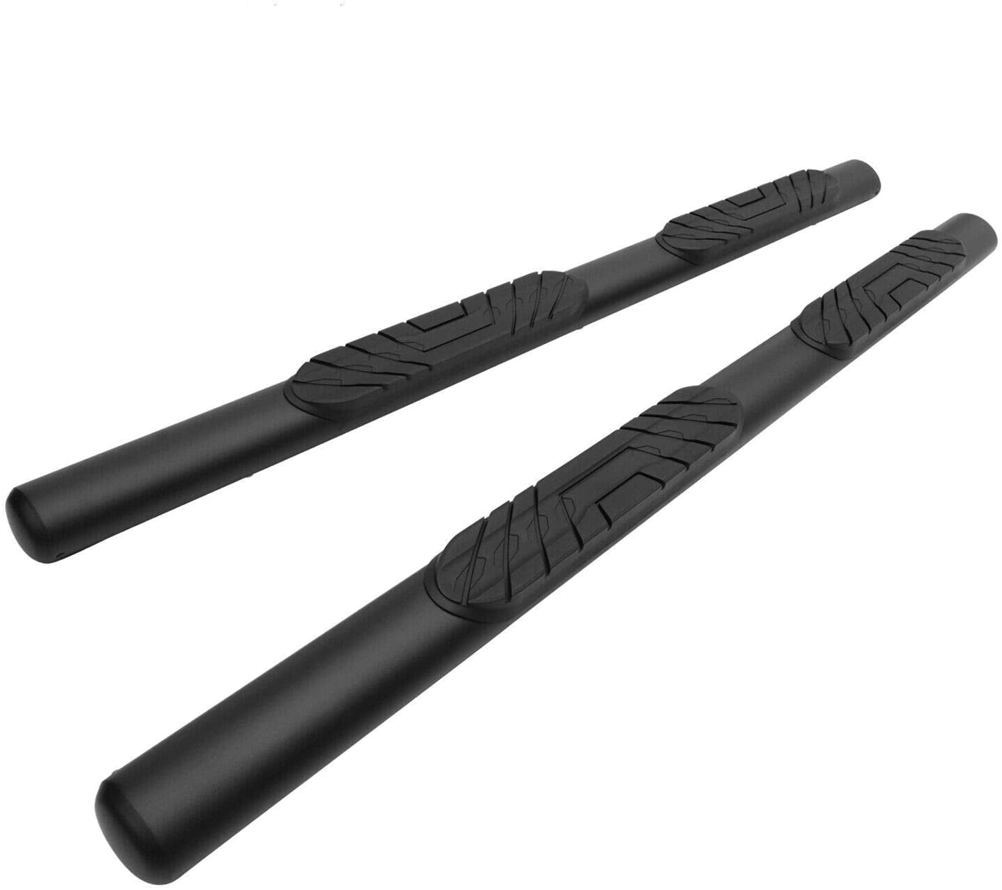 TAC 4” Oval Texture Black Side Steps for 2019-2024 Ford Ranger ...