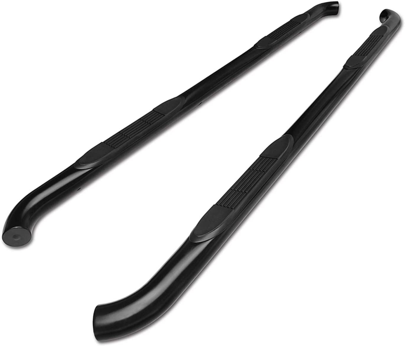 TAC Side Steps for 2007-2012 Hyundai Santa Fe, 3 inches Black Nerf Bars ...