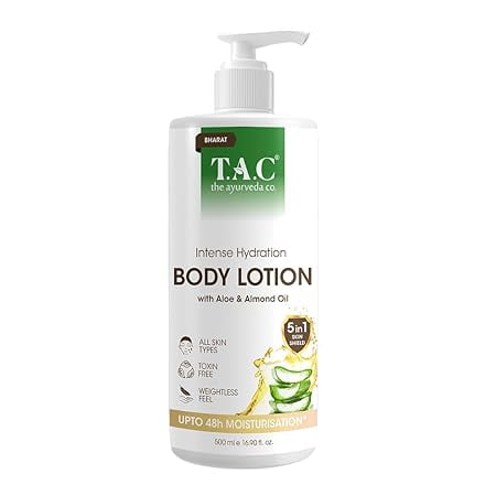 TAC - The Ayurveda Co. Intense Hydration Body Lotion with Aloe & Almond ...