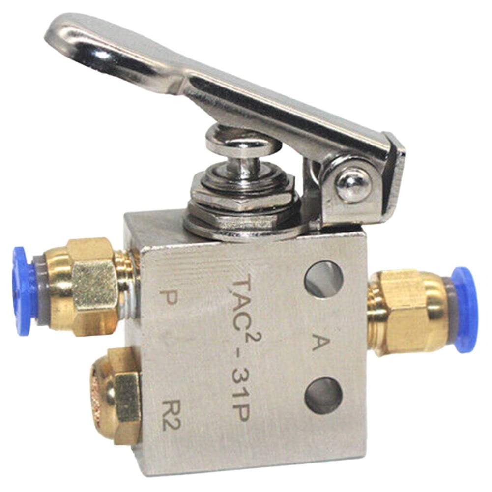 TAC2-31P Pneumatic Valve 2 Position 3 Way Mechanical Valve With 6mm ...
