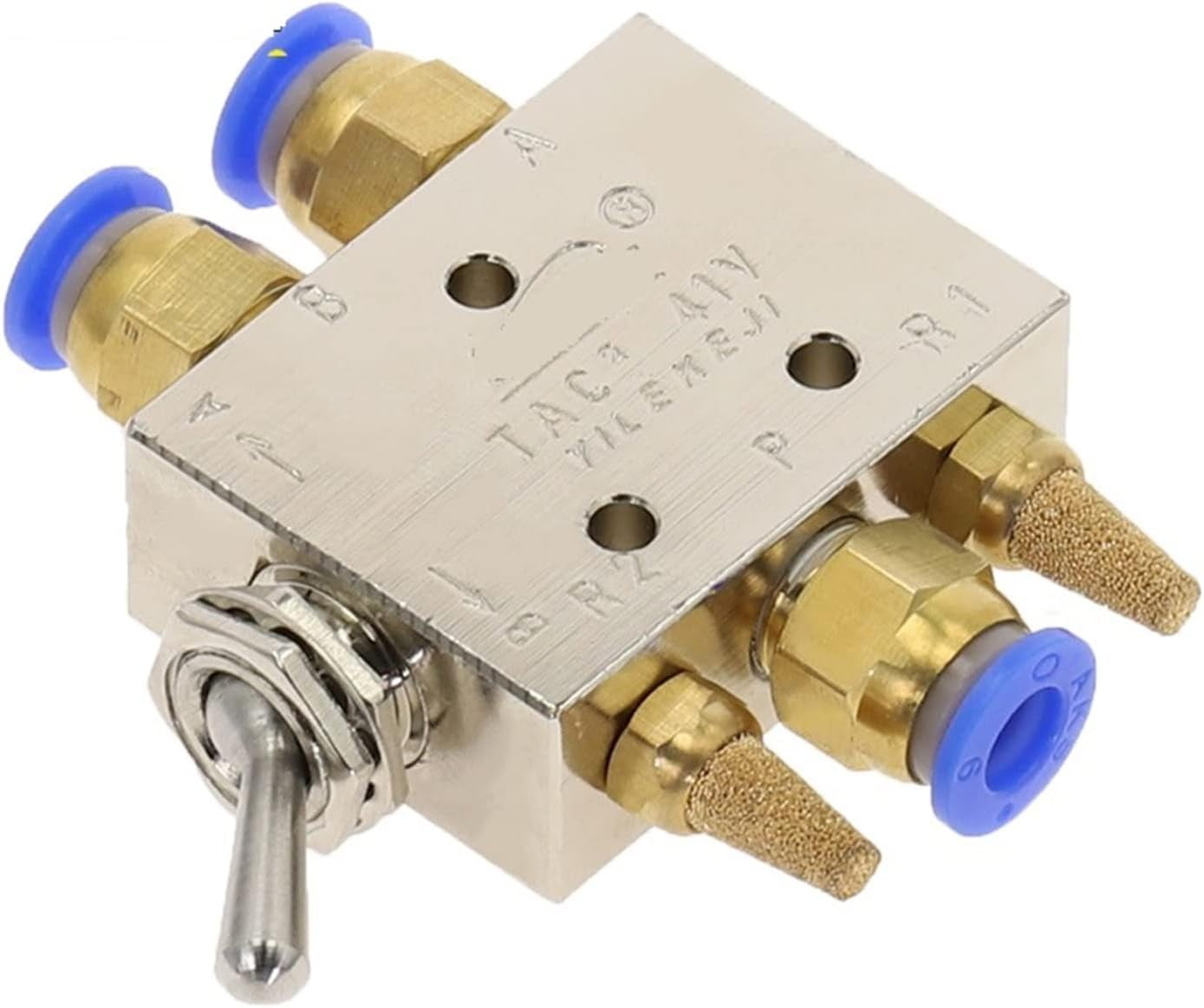 TAC2-41V Exhaust valve 2 Position 5Way 1/8 quot; Self-locking Toggle ...