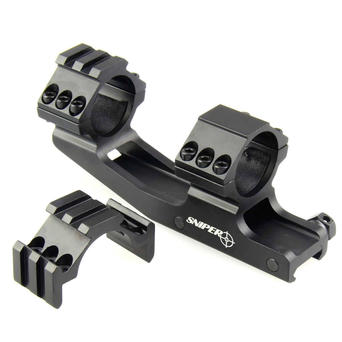 Tacfun 30mm Scope Mount Cantilever Design, Weaver Picatinny Rail, Laser ...