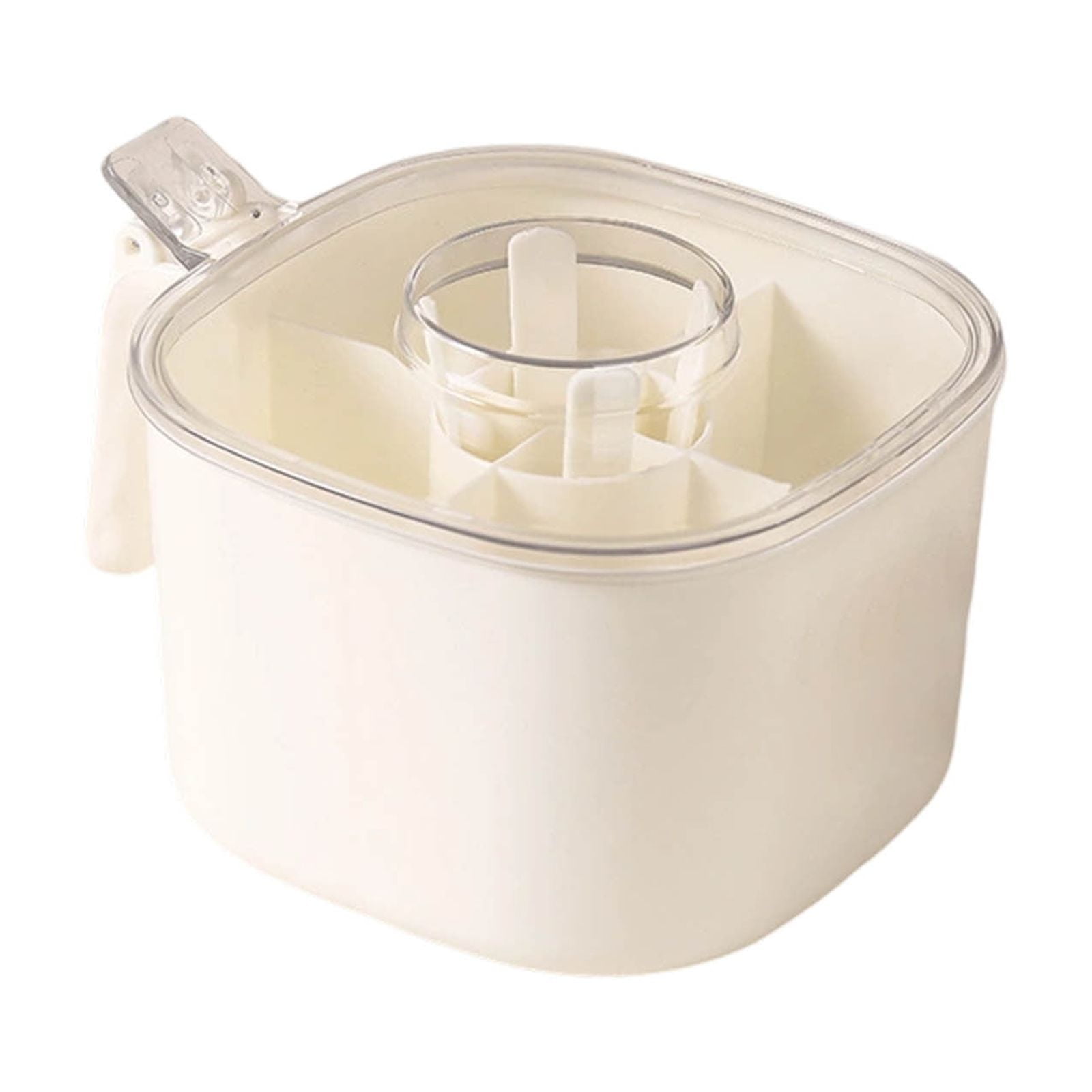 TACILIP Aromatic Box Of Plastic Racks 4 Compartments Container for ...