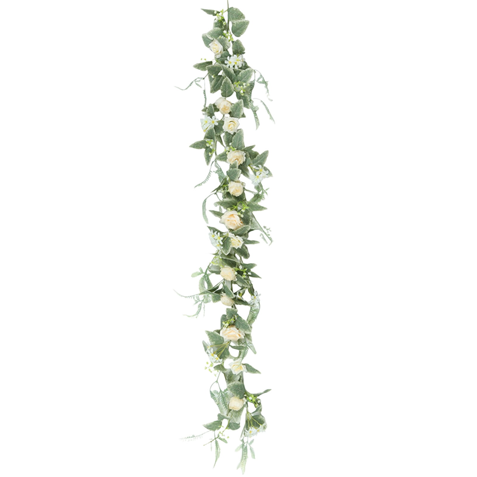 TACILIP Artificial Rose Vines Silk Flower Artificial Flower Wall ...