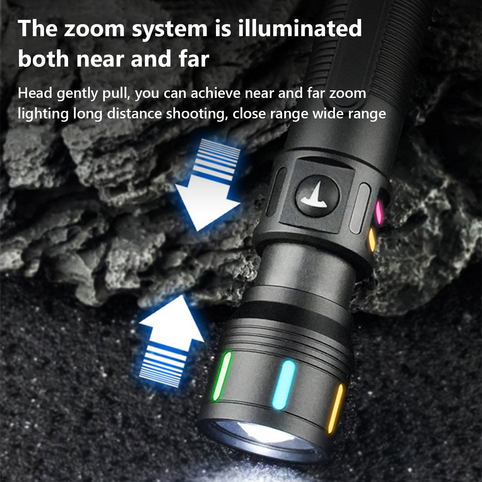 TACILIP Camping, Multi Functional Flashlight for Outdoor Portable ...