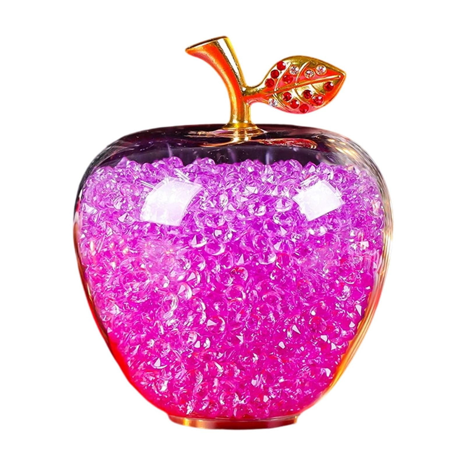 TACILIP Christmas Decorations, Crystal Apples Ornament Personalized ...