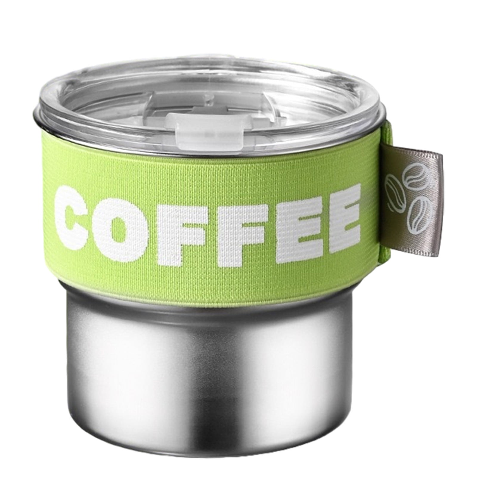 TACILIP Dining, Coffee Cup With Lid 400mL Stainless Steel Insulated Cup ...
