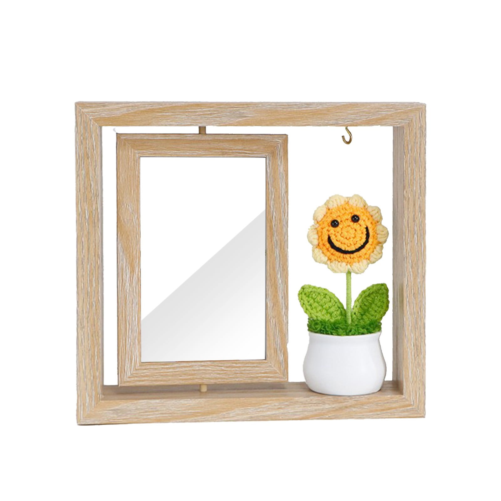 TACILIP Home Decor, Double-Sided Rotating Photo Frame - 6 Inch ...