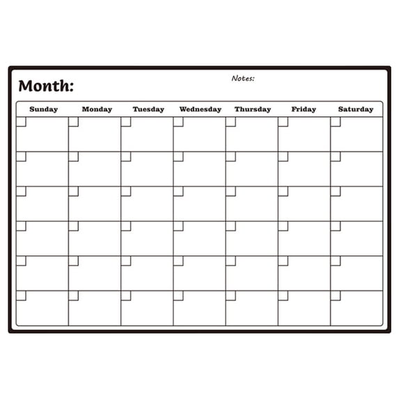 TACILIP Home Gifts, Magnetic Monthly Schedule Customized Refrigerator ...