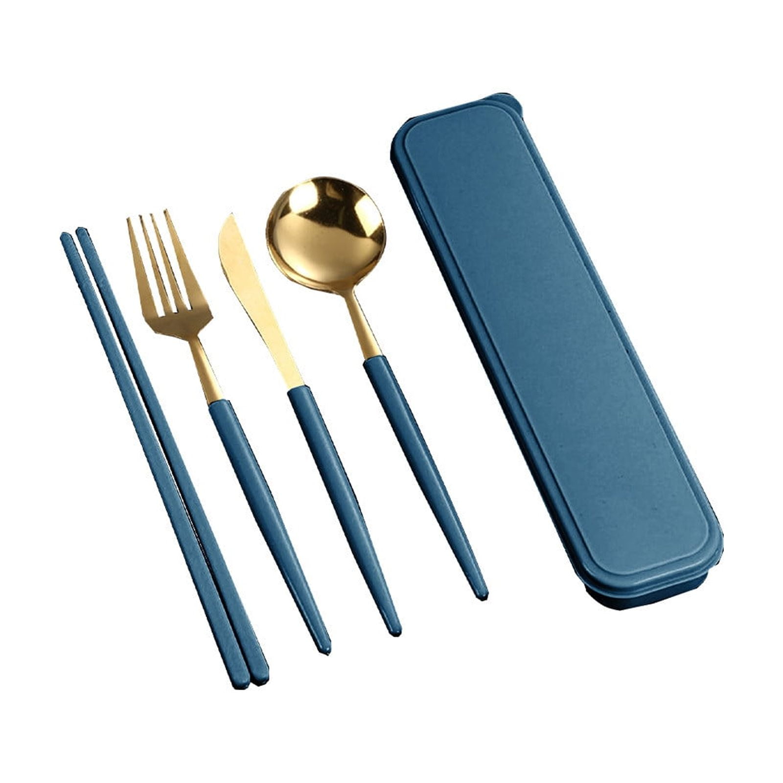 TACILIP Kitchen Utensils, Stainless Steel Knife Fork And Spoon Set ...