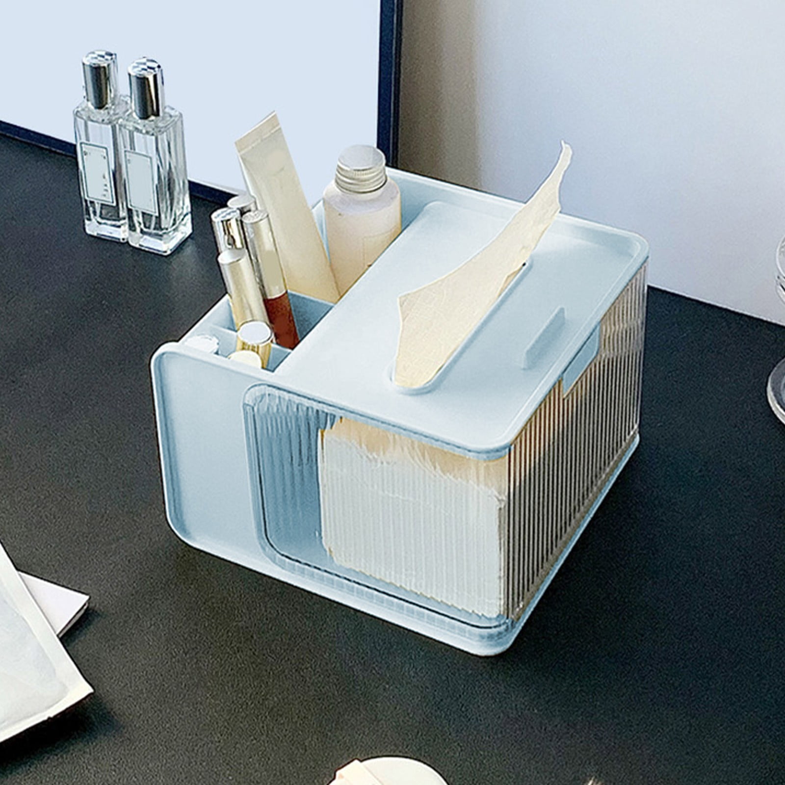 TACILIP Office Organizer Clearance, Tissue Box Leather Tissue Box Rose ...